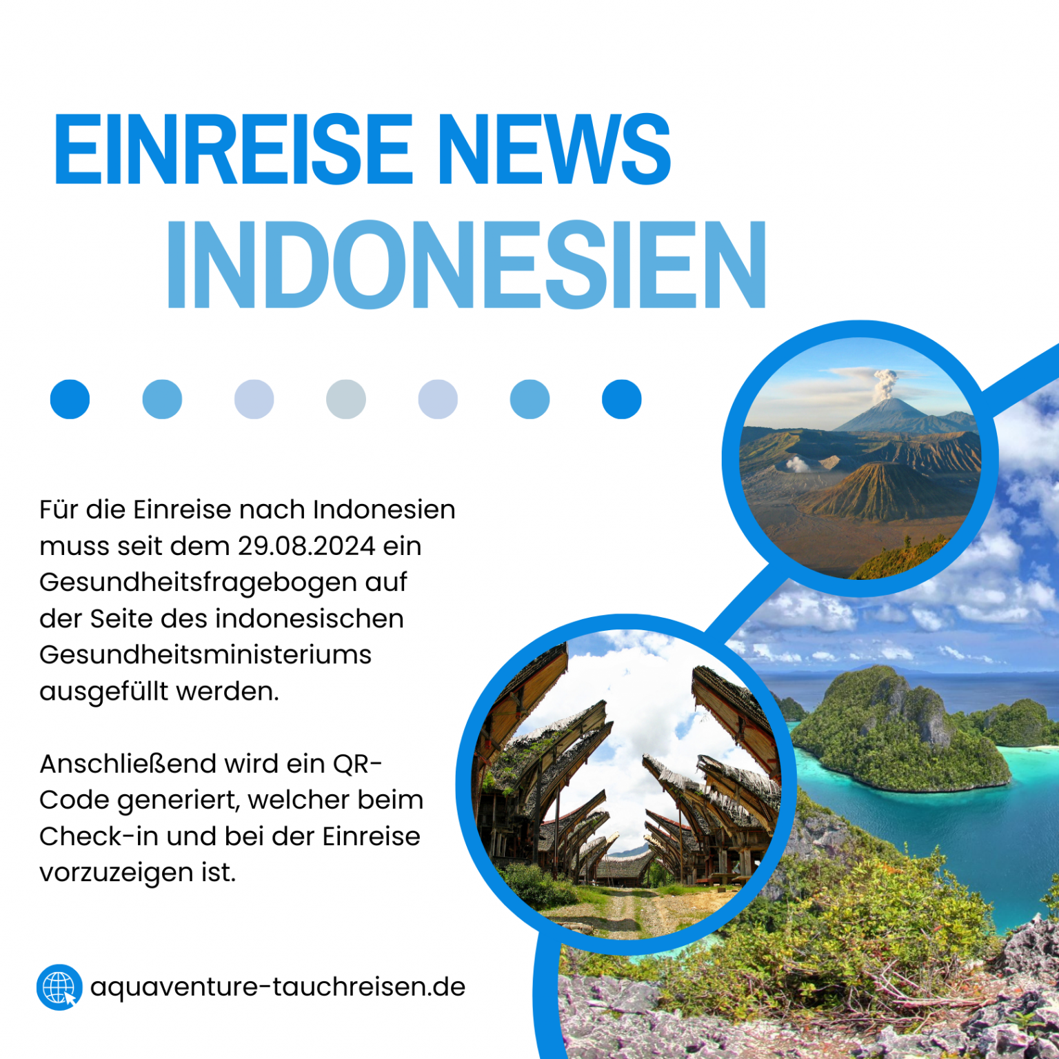 Wichtige Änderung bei der Einreise nach Indonesien - Aquaventure ...